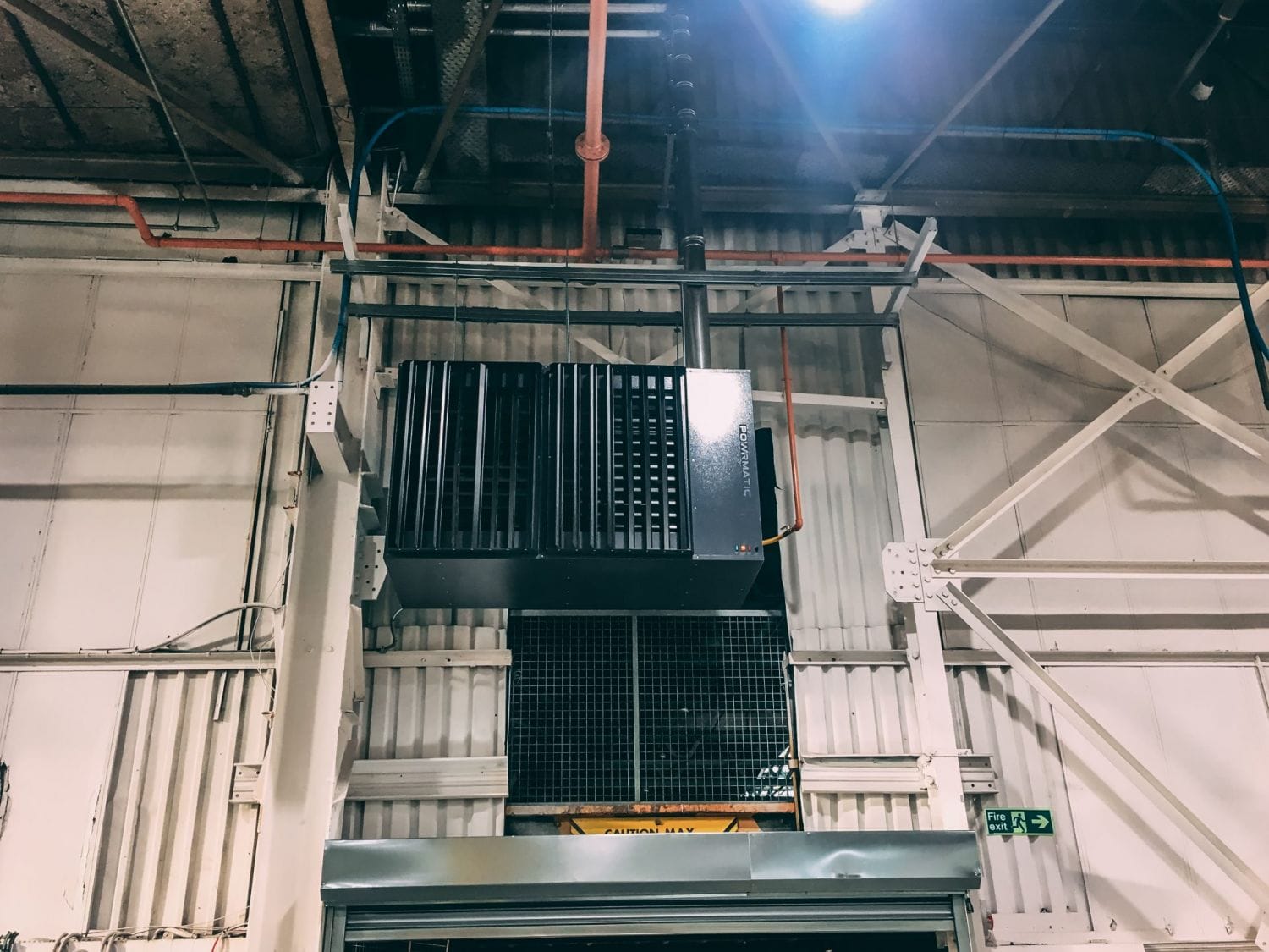 Radiant & warm air heating combination for garage workshop installed by ...